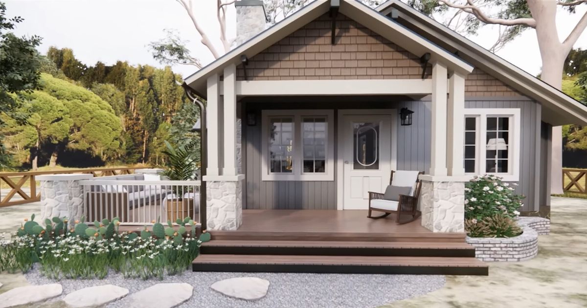 When You See How Elegant This Tiny House Is, You'll Think A Movie Star ...
