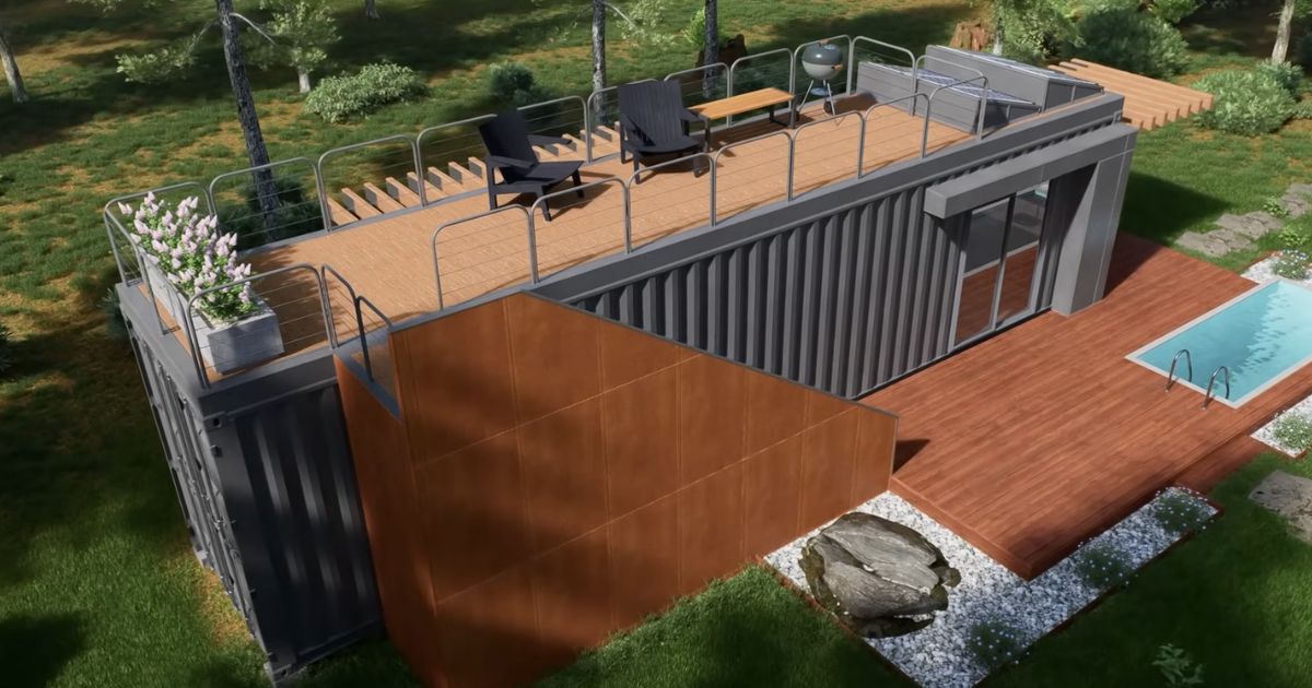 Come See A 40-Foot Minimalistic Container That Transform The Way You Live