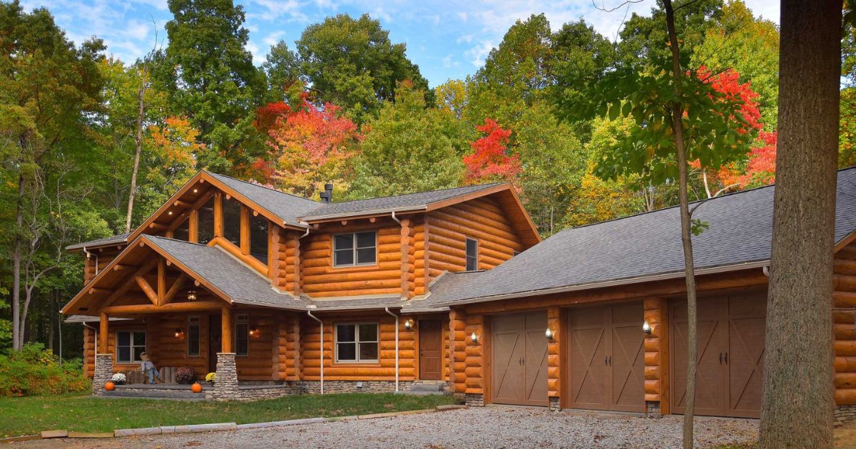 Imagine A 4,400 SQ FT Log Cabin That Lets You Live Large While ...