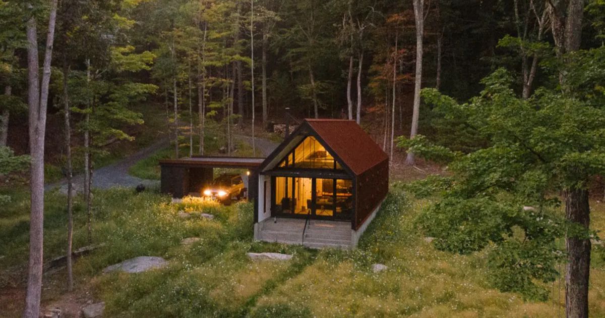 Inside This Comfy Pond Cabin Is The Most Uniue Wooden Furniture You'll ...