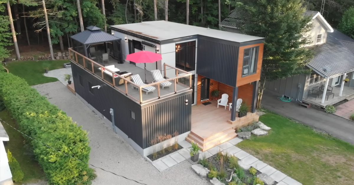I Can't Believe They Used THIS To Build This Open-Concept Modular Home