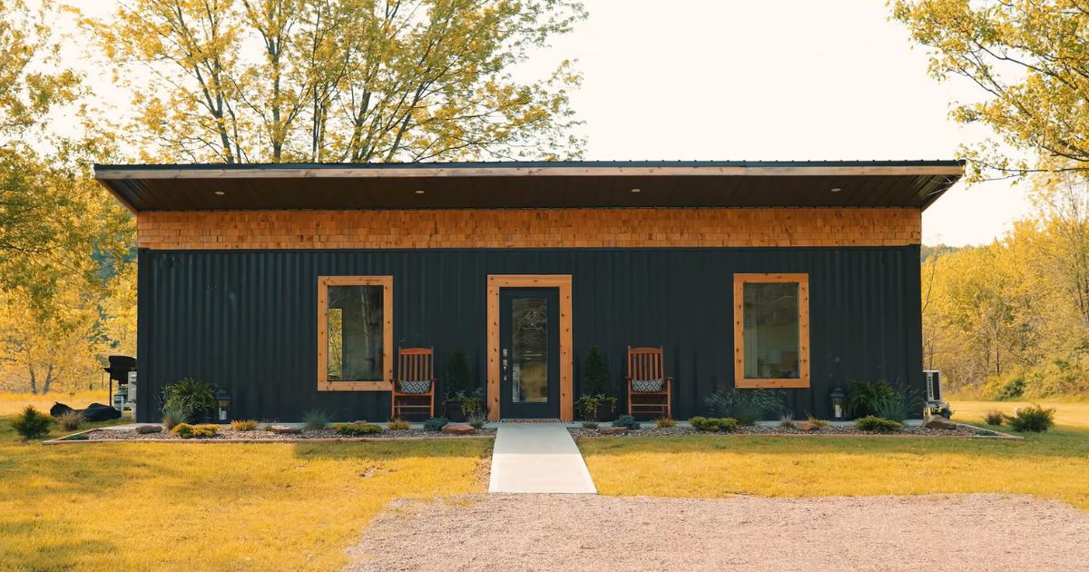 Unveil The Hidden Gem Of Relaxation In This Trendy Container Home