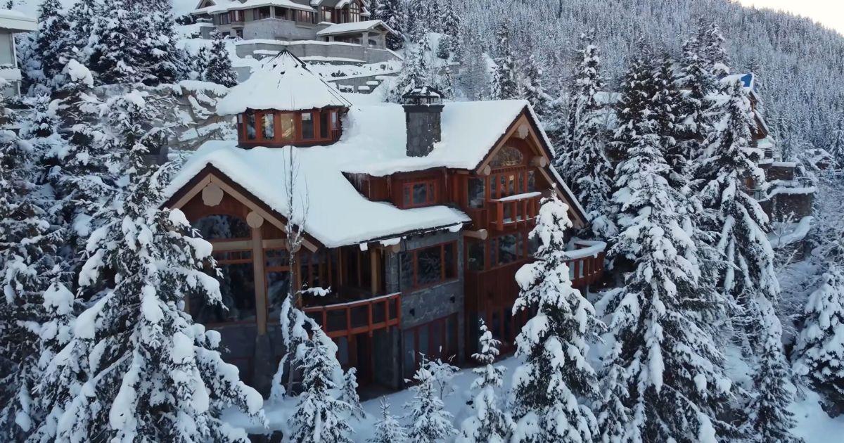 Discover A $13,750,000 Cabin Where You Can Swim Even If It's Snowy Outside