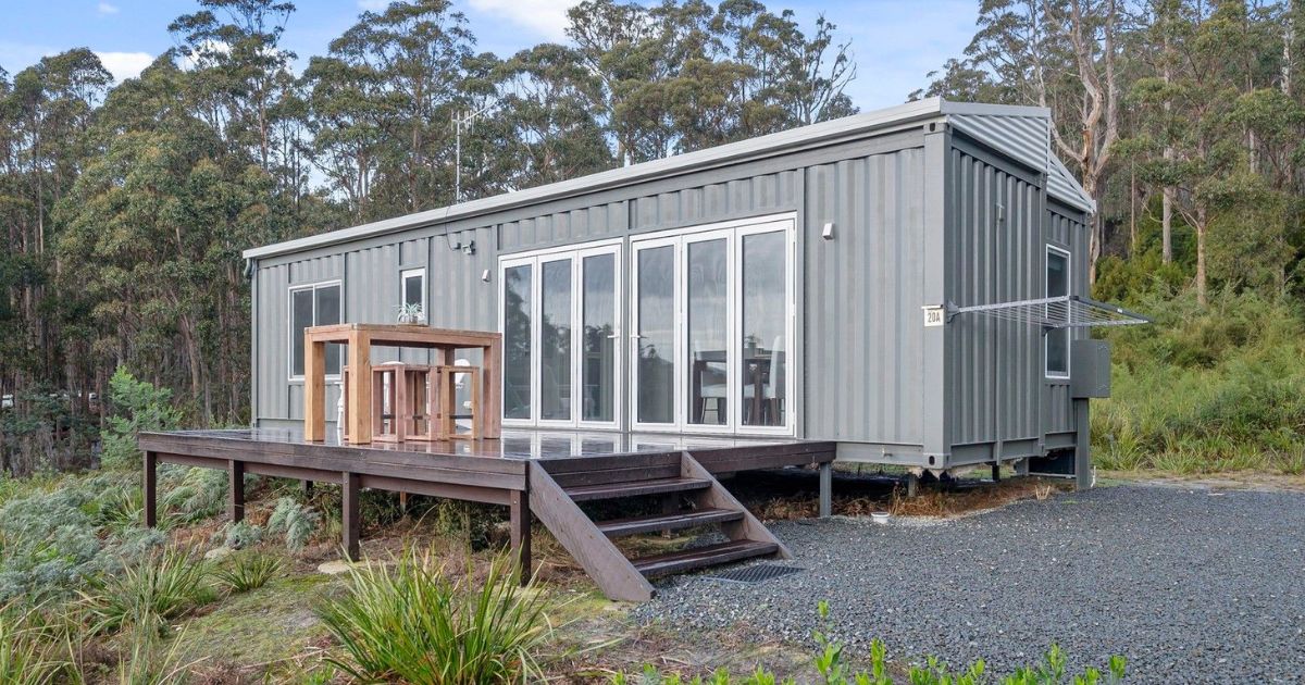 Introducing An All-White Container House Overlooking the Ocean That ...