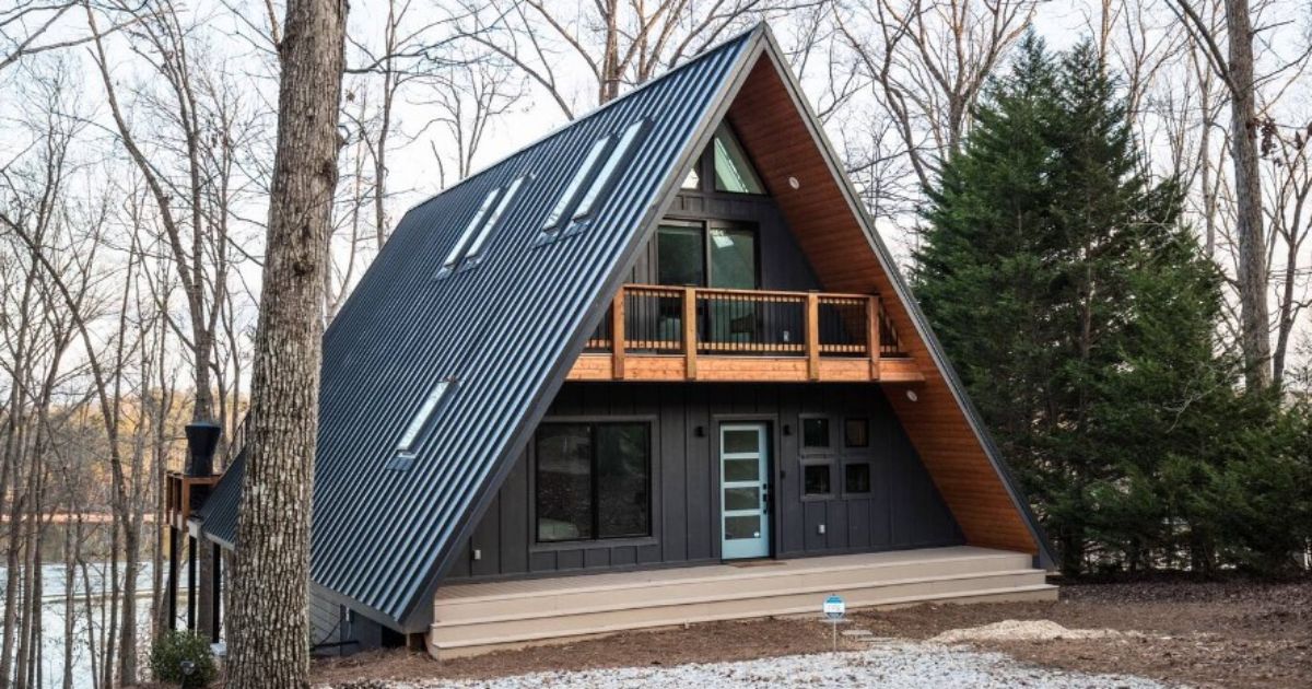Come See A Modern Georgia Cabin’s Backyard Has A Secret You’ll Wish Was ...