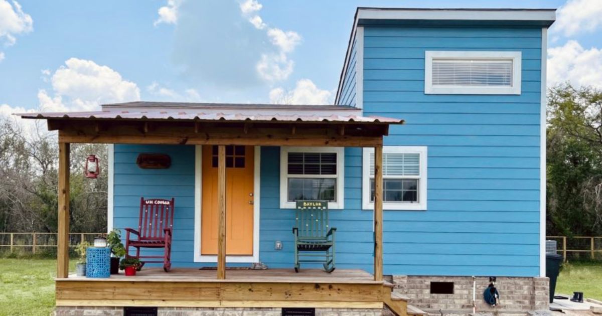 Behind The Walls Of This Tiny Blue House Lies A Star-Studded Surprise