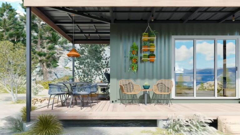 Here's A Stylish, Compact Shipping Container Home That Will Have You ...