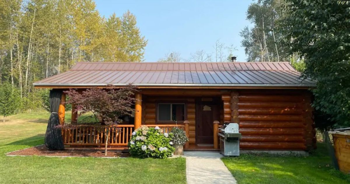 Get Ready For This Tiny Log Cabin With Son Many Interesting Things That ...
