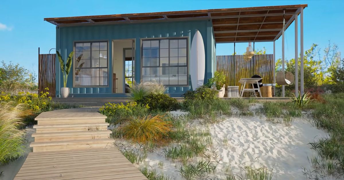 A Container Home So Beachy, It’ll Have You Packing Your Bags For Paradise