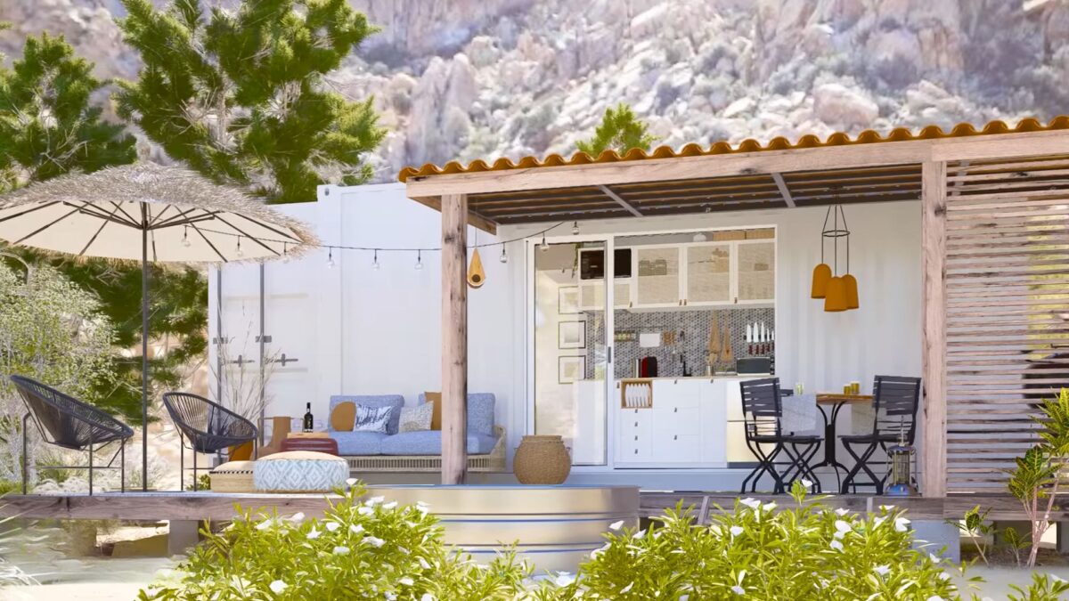 Introducing An All-White Container House Overlooking the Ocean That ...