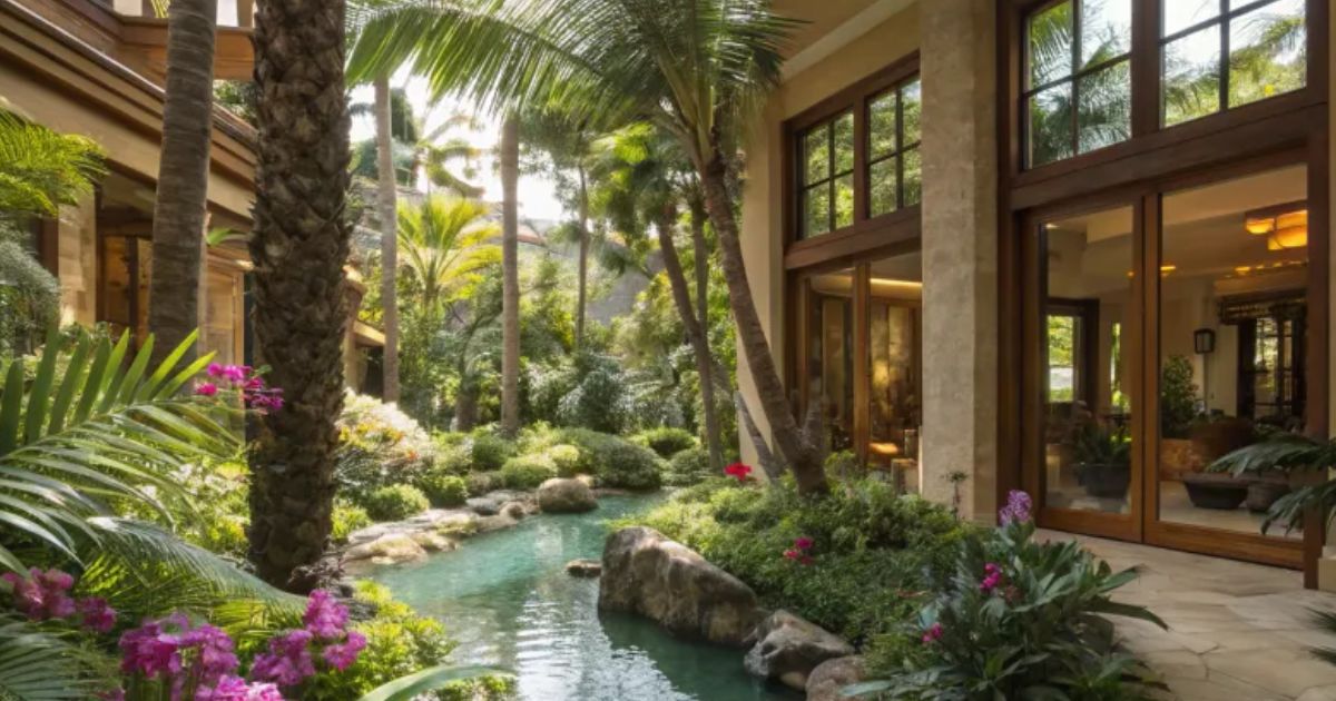 7 Homes With Secret Gardens Hidden Inside That Are Simply Too Stunning