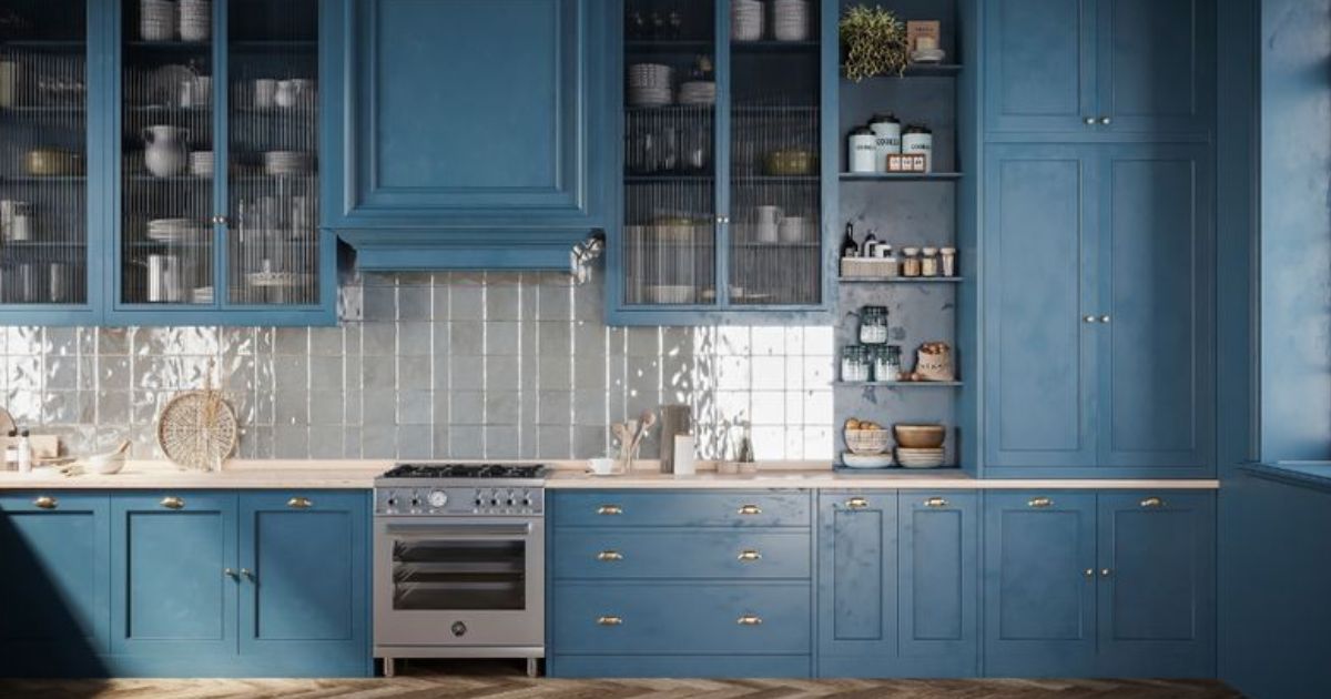 24 Blue Kitchen Cabinets That Will Make You See Past The White And Beige