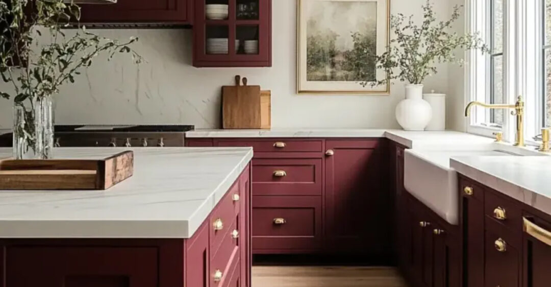15 Brick Kitchen Ideas That Pair Perfectly with Bold Cabinet Colors