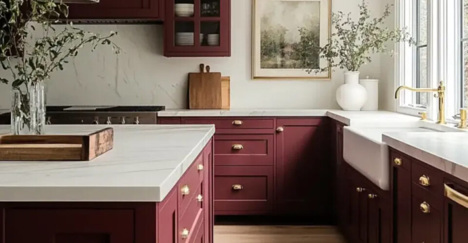 15 Brick Kitchen Ideas That Pair Perfectly with Bold Cabinet Colors