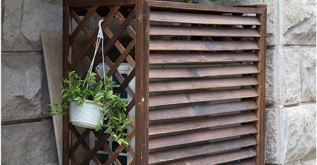 16 Ways To Hide An Air Conditioner Outside
